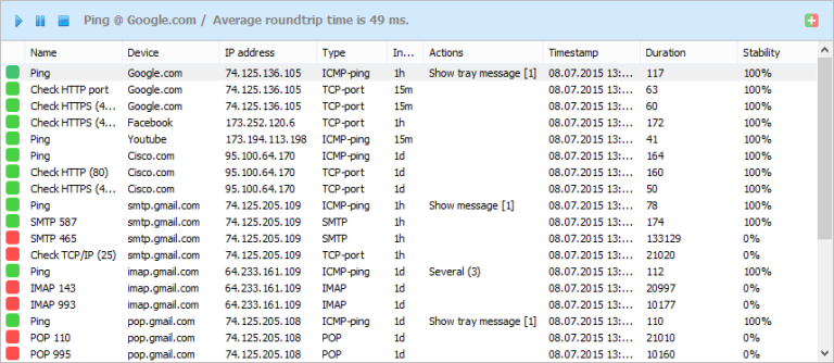 Monitor list - Softinventive Lab Documentation